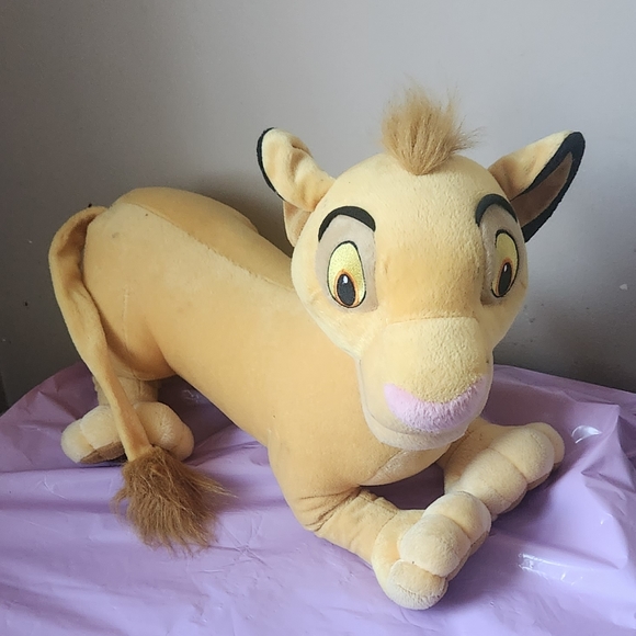 Disney | Toys | Vintage Jumbo Simba Plush Toy The Lion King 2 Large ...